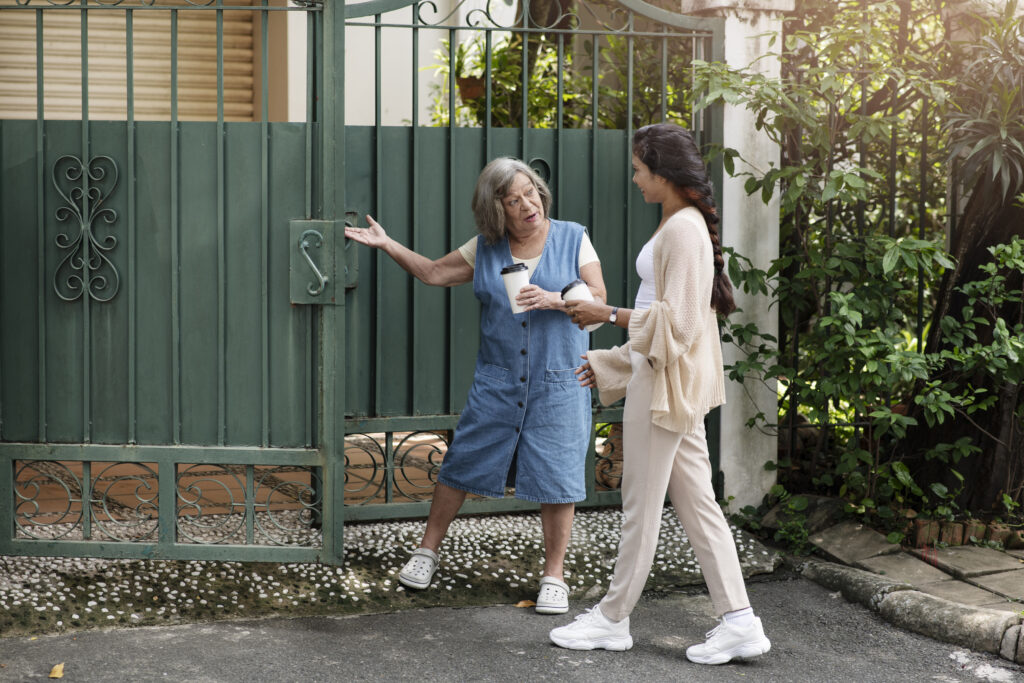 Describe a person who is good at making people feel welcome in his/her ...